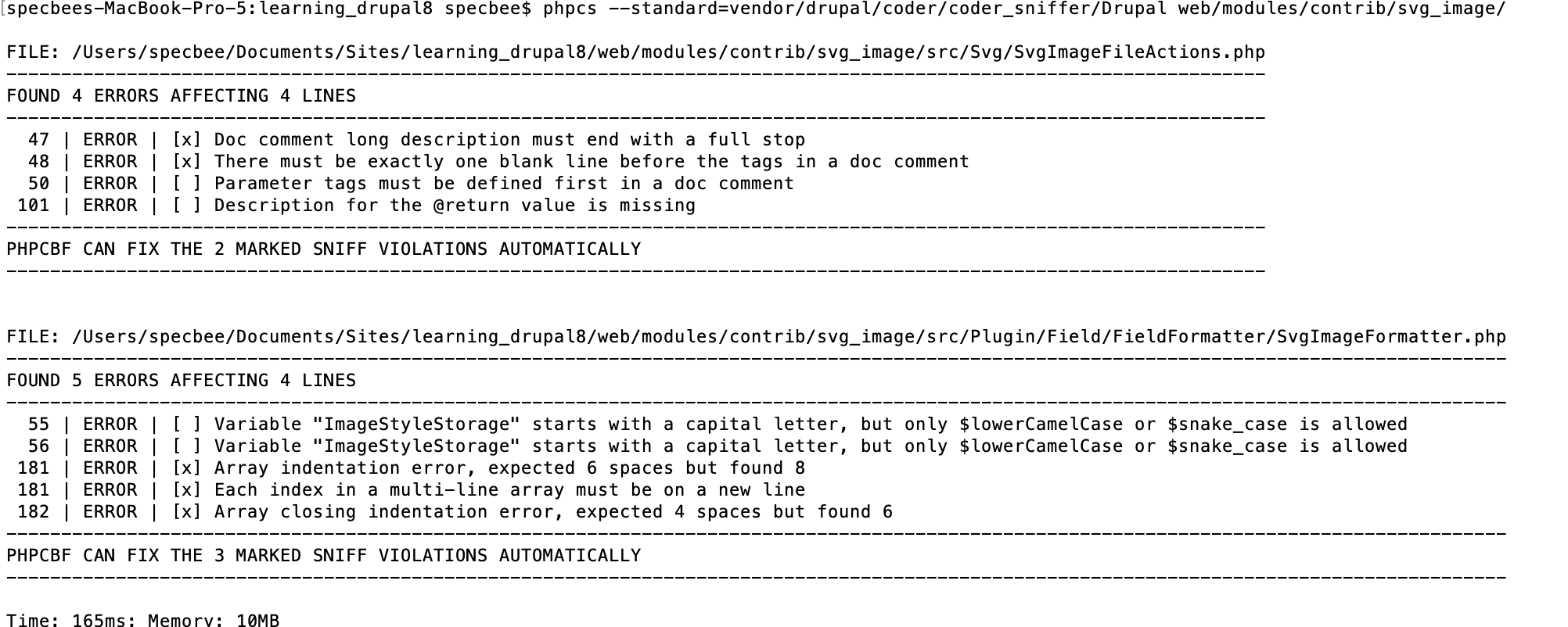 Drupal 9 deprecated code report for SVG Image [#3112940] | Drupal.org